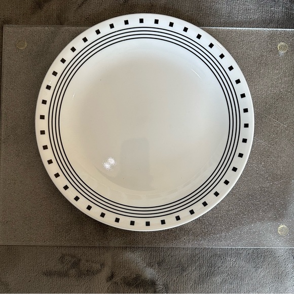 Corelle | Dining | Set Of 2 Corelle City Block 25 Dinner Plates | Poshmark